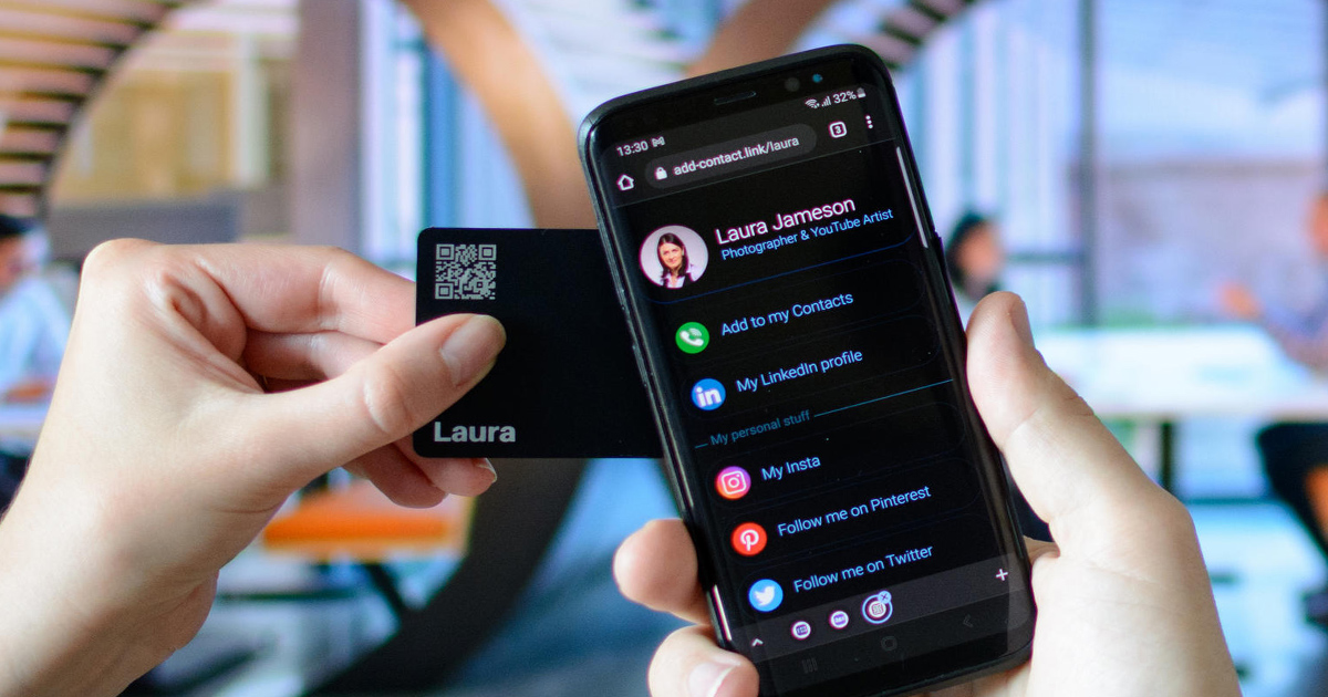 Smart business cards - Contact Card+